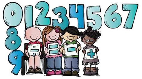 Math Clip Art Counting Clip Art Numbers Clip Art Colored Version
