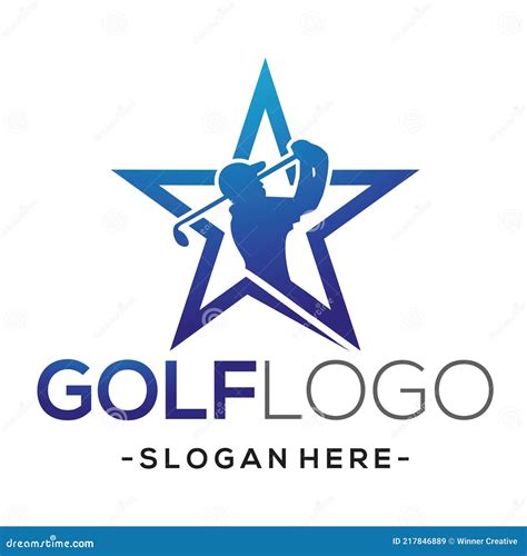 Golf Logo Design Inspiration Vector Stock Vector Illustration Of Hole