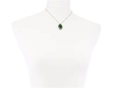 Watch Sorrelli Wild Fern Multi Cut Crystal And Bar Chain Pendant
