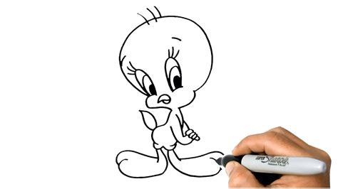 How To Draw Tweety Bird In Love Hola 🌞😊 Tweety Bird Drawing