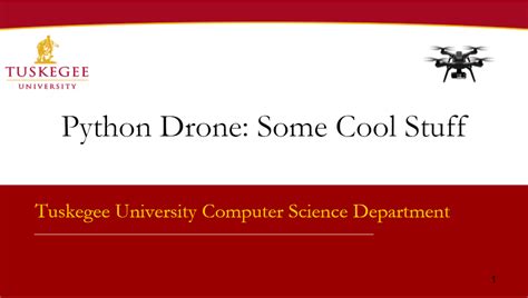 Python Drone Tutorials ALEXIS BRYANT