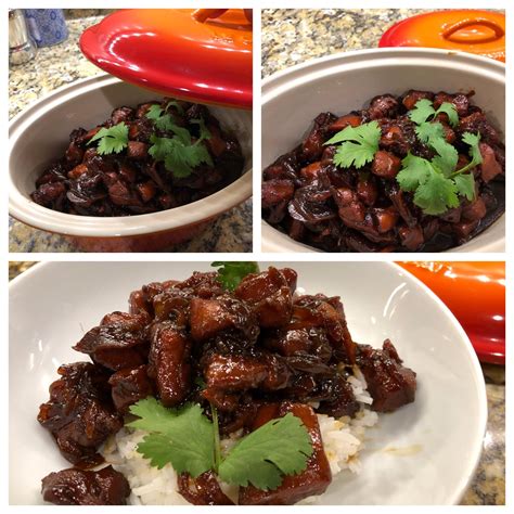 Homemade Vietnamese Clay Pot Chicken With Spicy Peppers Ginger