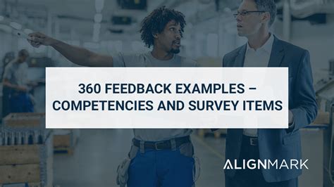 360 Feedback Examples Competencies And Survey Items Alignmark 360