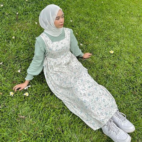 Jual Oz67 Camelia Midi Dress Overall Motif Himari Midi Overall Dress Motif Bunga Termurah