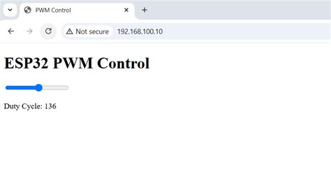 ESP32 Webserver PWM Control Control Brightness Of An LED Using A Webpage ArduinoYard