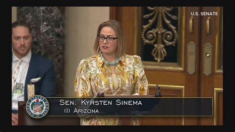 Kyrsten Sinema Calls For Unity In Farewell Speech On Senate Floor