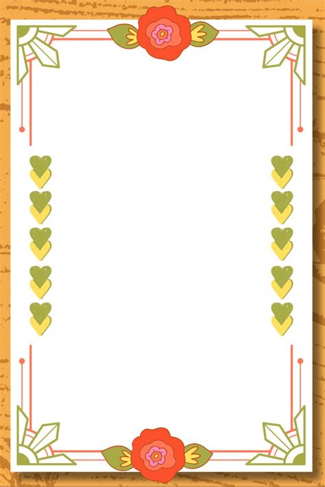 Border Design Border Design For Project Flower Border Design