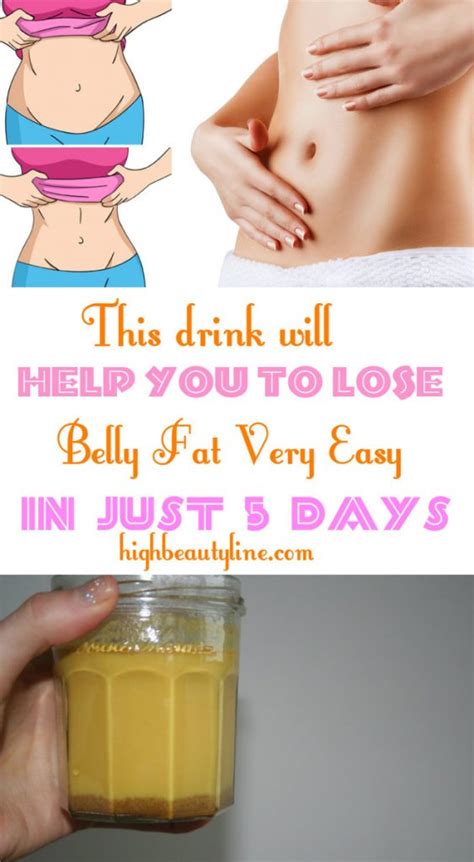 This Drink Will Help You To Lose Belly Fat Very Easy In Just 5 Days