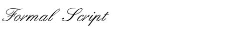 Formal Script Font FontZone Net Formal Script Font FontZone Net