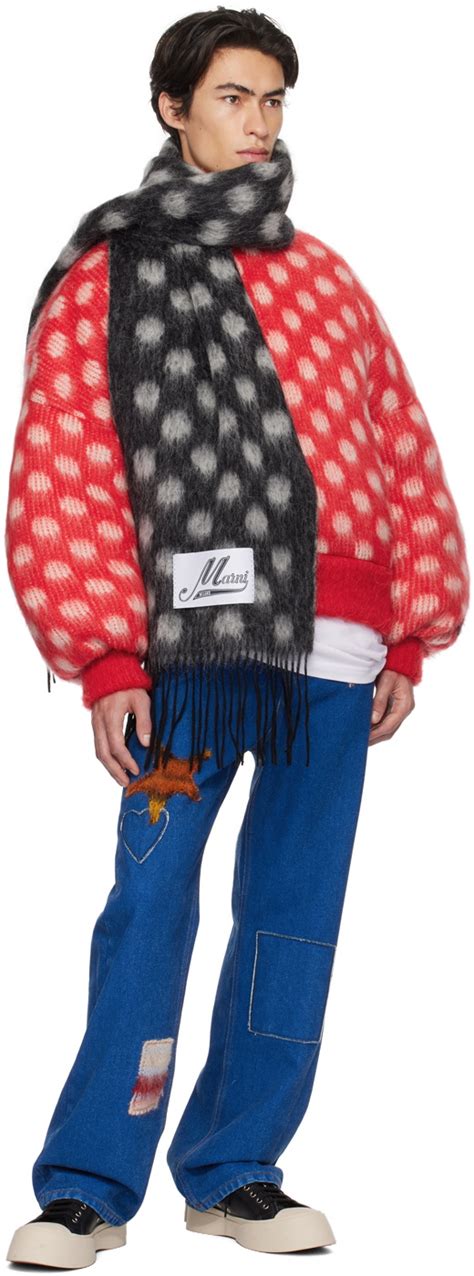 Marni Red Dingyun Zhang Edition Down Jacket Marni