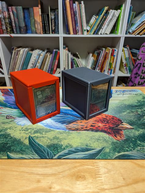 📦 Mtg Commander Display Deck Box Extended Dice Storage・ Stl File For 3d