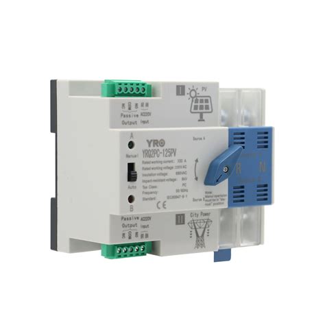 The Automatic Transfer Switch Of Dual Power Supply Ats 2p 125a Solar