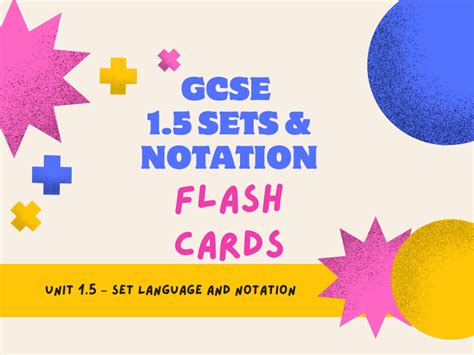 Unit 1 5 Set Language And Notation Gcse Foundation Maths Flash