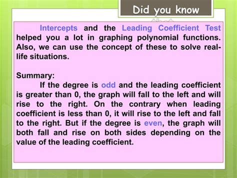 Simmathematics 10 Polynomial Functions Pptx Physics Science