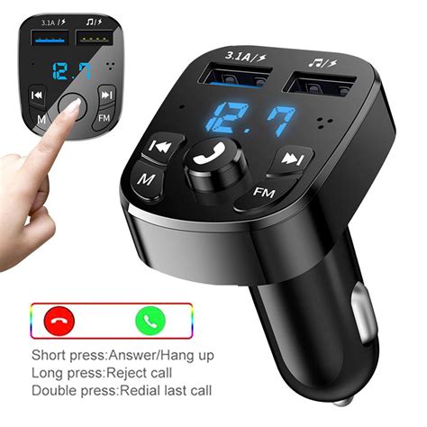Купить FM-передатчик Aux модулятор Bluetooth 5.0 Handsfree ...