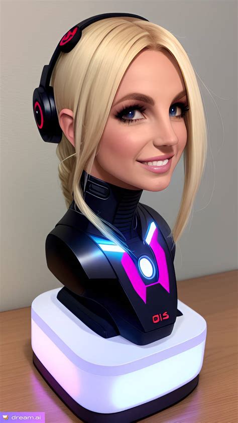 Ai Britney Spears Cyborg Bust By Artdarkstar On Deviantart