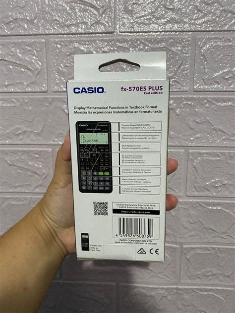 brand new casio fx 570 es plus second edition on carousell