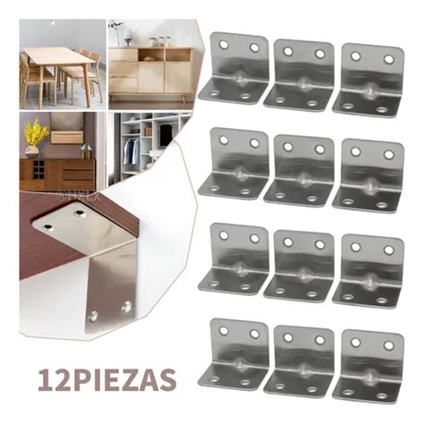 Soporte Angular De Acero Inoxidable 12 Piezas Cuotas Sin Interés
