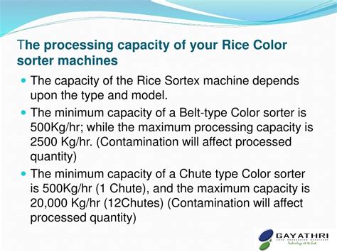 Ppt Rice Color Rice Sorting And Grading Machine Manufacturer Rice