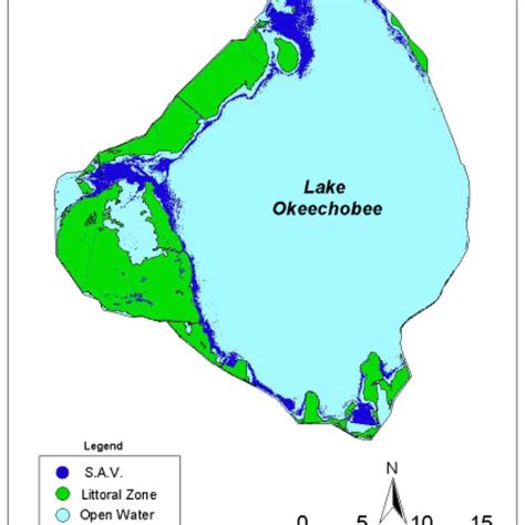 Spatial Distribution Of Submerged Aquatic Vegetation Blue Determined Download Scientific
