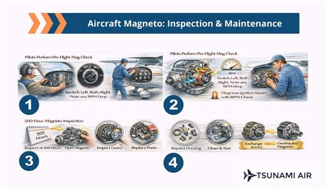 Airplane Magneto Function Parts Types Inspection