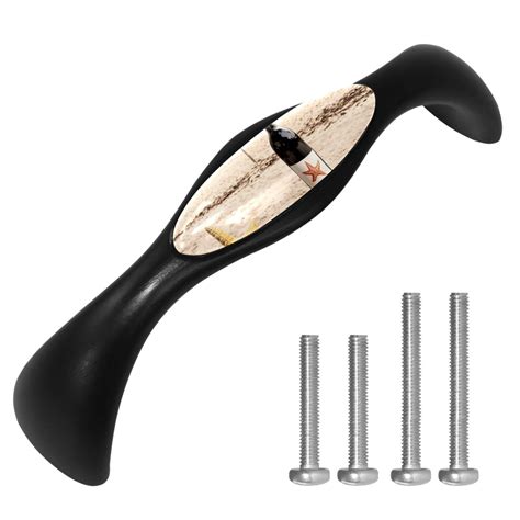 Summer Beach Shells Kitchen Cabinet Pull Knobs Drawer Hardware Handles