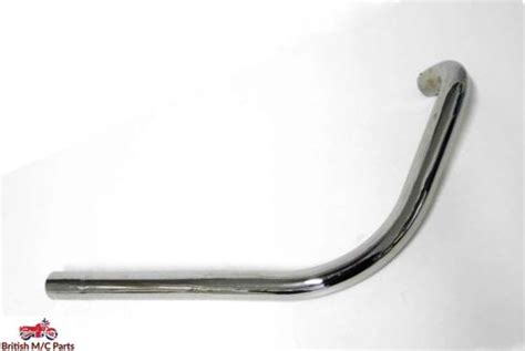 Bsa Bantam Cub Low Level Exhaust Pipe 75 2748uk Made Chrome