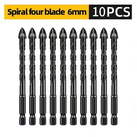 Tungsten Cemented Carbide Tri Flute Square Drill Bits For Porcelain