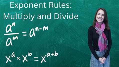 Basic Exponent Rules Multiplication And Division Youtube