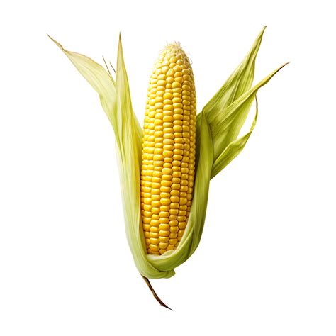 Fresh Corn Ear With Transparency 44764106 Png