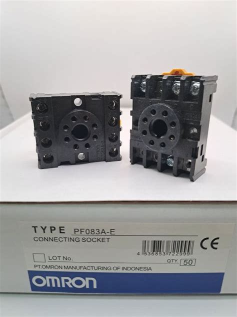 ของแท้ Omron ฐานรีเลย์ Pf083a E Socket Relay 8pin Th