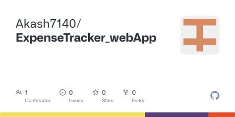 Github Akash7140expensetrackerwebapp