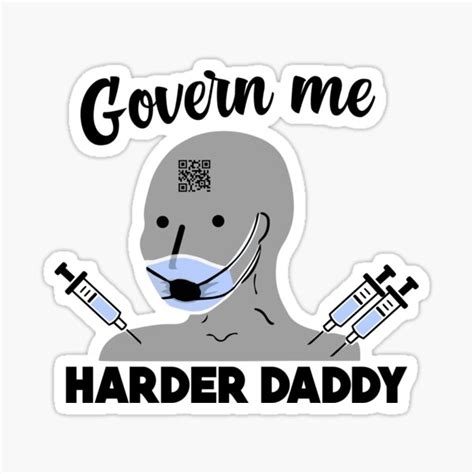 Govern Me Harder Daddy Sticker For Sale By Mouadox Mouad Redbubble