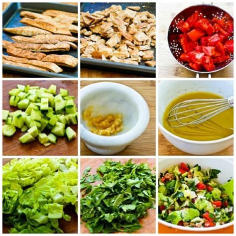 Fattoush Lebanese Salad Kalyns Kitchen