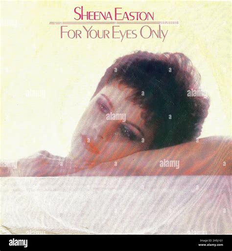 Vintage Single Record Cover For Your Eyes Only In Tödlicher Mission