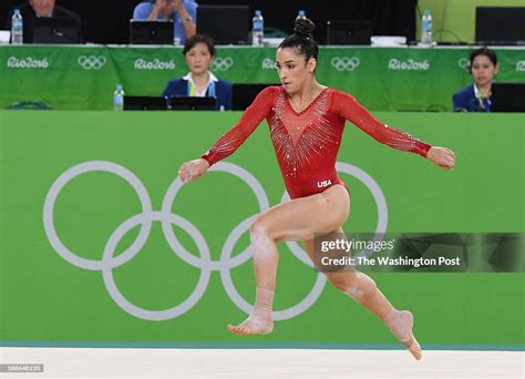 Alexandra Raisman Performs Her Floor Routine On Her Way To Silver In