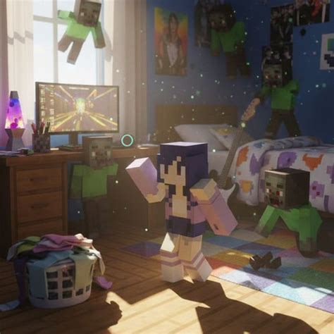 ️ Minecraft Aphmau Play Figure・ Stl File For 3d Printing・cults