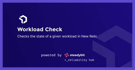 Workload Check Steadybit Reliability Hub