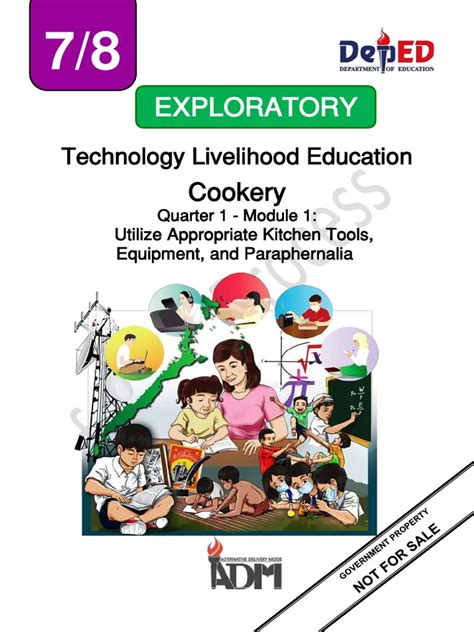 Tle 7 8 Exploratory Cookery Q1 M1 For Printing Pdf Spoon Foods