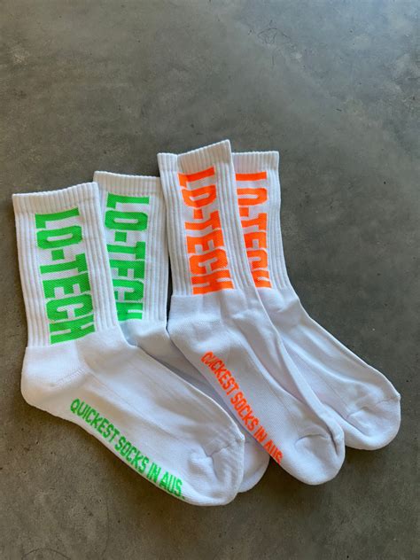 Lo Tech Og Logo Socks Lo Tech Gear