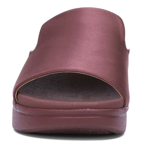 Vionic Monica Womens Wedge Slide Orthotic Sandal Free Shipping