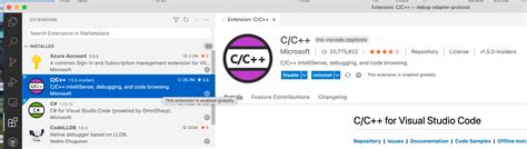 C Extension Installed But Visual Studio Code Isn T Detecting It Issue Microsoft
