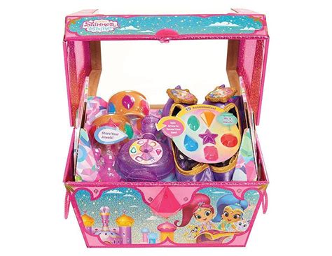 Shimmer And Shine Dress Up Trunk Nickelodeon Barrettes New Slippers