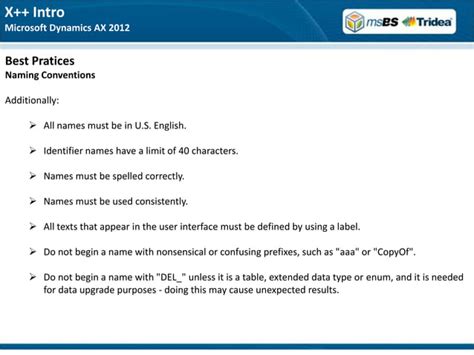 Microsoft Dynamics Ax 2012 Development Introduction Training Part 2 3 Ppt