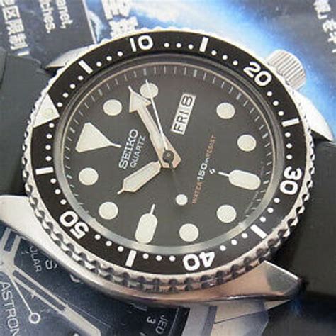 Nice And Rare Vintage Seiko Quartz Diver 150 M 7548 7000 Japan Watch