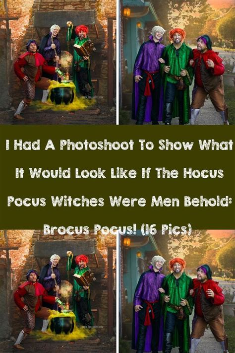 I Had A Photoshoot To Show What It Would Look Like If The Hocus Pocus