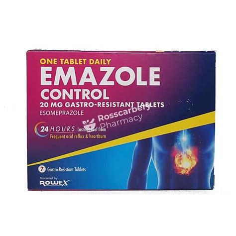 Emazole Control 20mg Tablets Rosscarbery Pharmacy