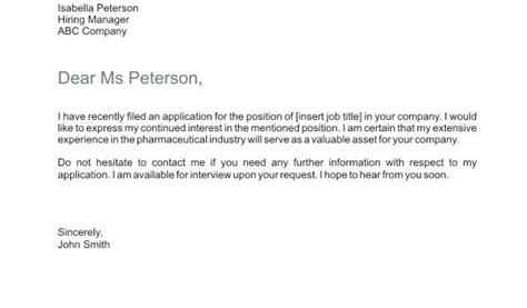 Follow Up Cover Letter After Submitting Resume Follow Up Email After Sending Resume Sample Best
