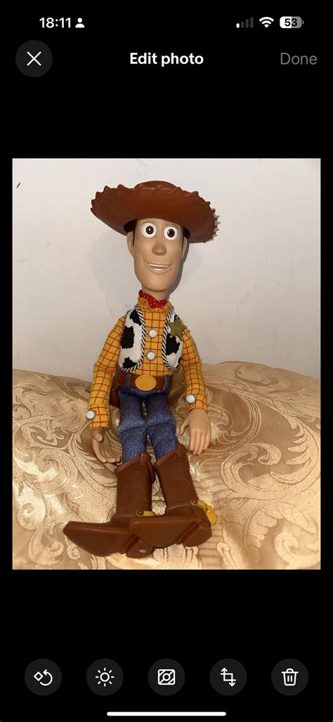 Toy Story Sherrif Woody Pull String Talking Doll Year 1995 Etsy