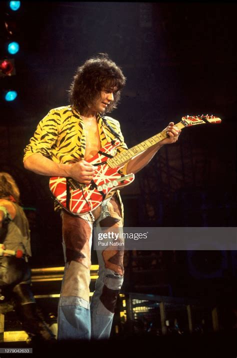 Dutch Born American Rock Musician Eddie Van Halen Of The Group Van